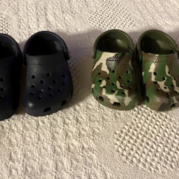CROCS | Shoes | 2 Pairs Of Crocs Both Size 6c | Poshmark